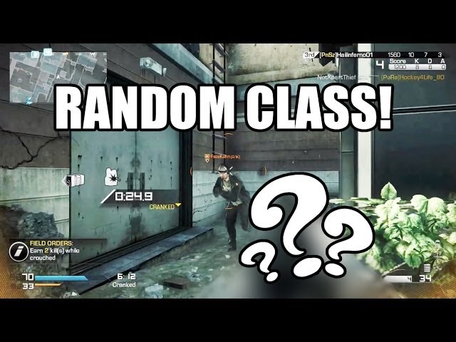 COD Ghosts - Random class challenge (Call of Duty: Ghosts)