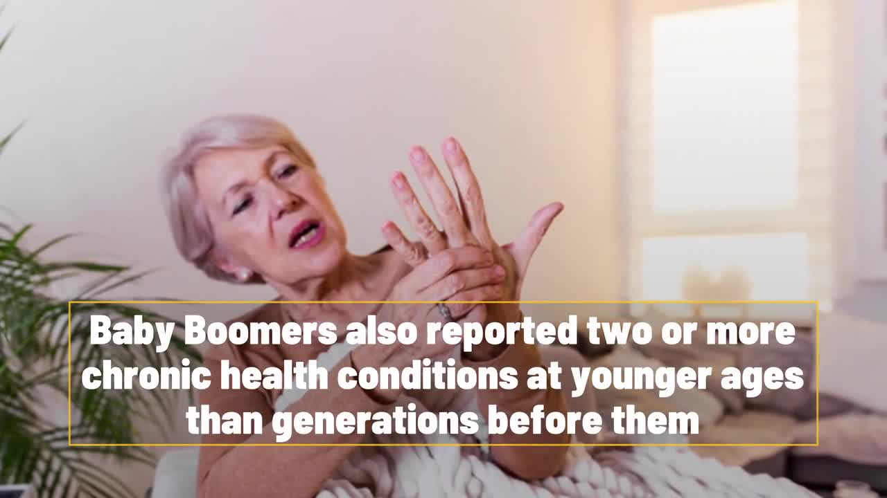 Baby boomers more likely to suffer multiple health issues