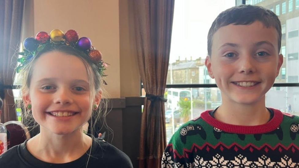 Pupils refuse to let school closure ruin Christmas