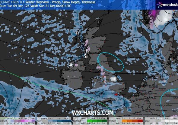 UK snow maps show exact date of blizzards as far south as Devon - 17 ...