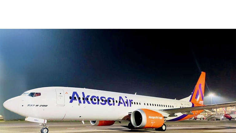 Akasa Air gets 31st aircraft, a Boeing 737 MAX with new Safran seats