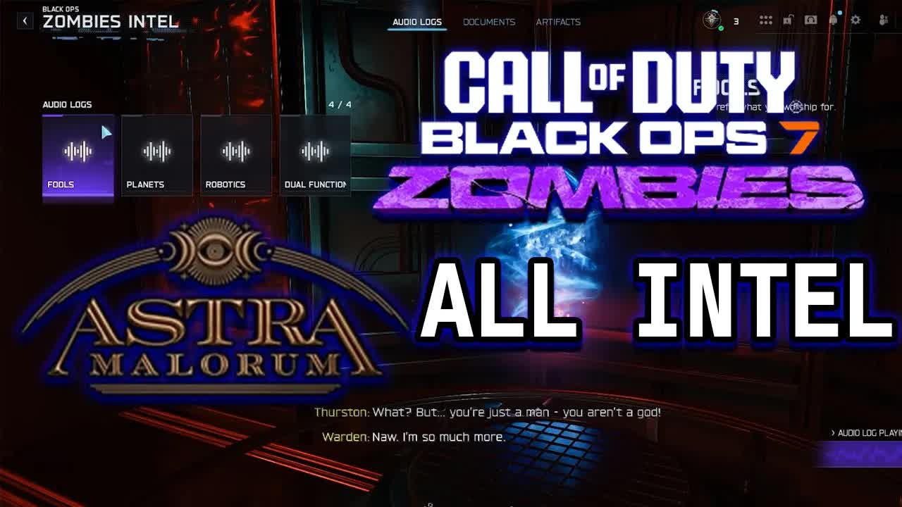 All 26 Intel locations guide on Astra Malorum in Black Ops 7 Zombies ...
