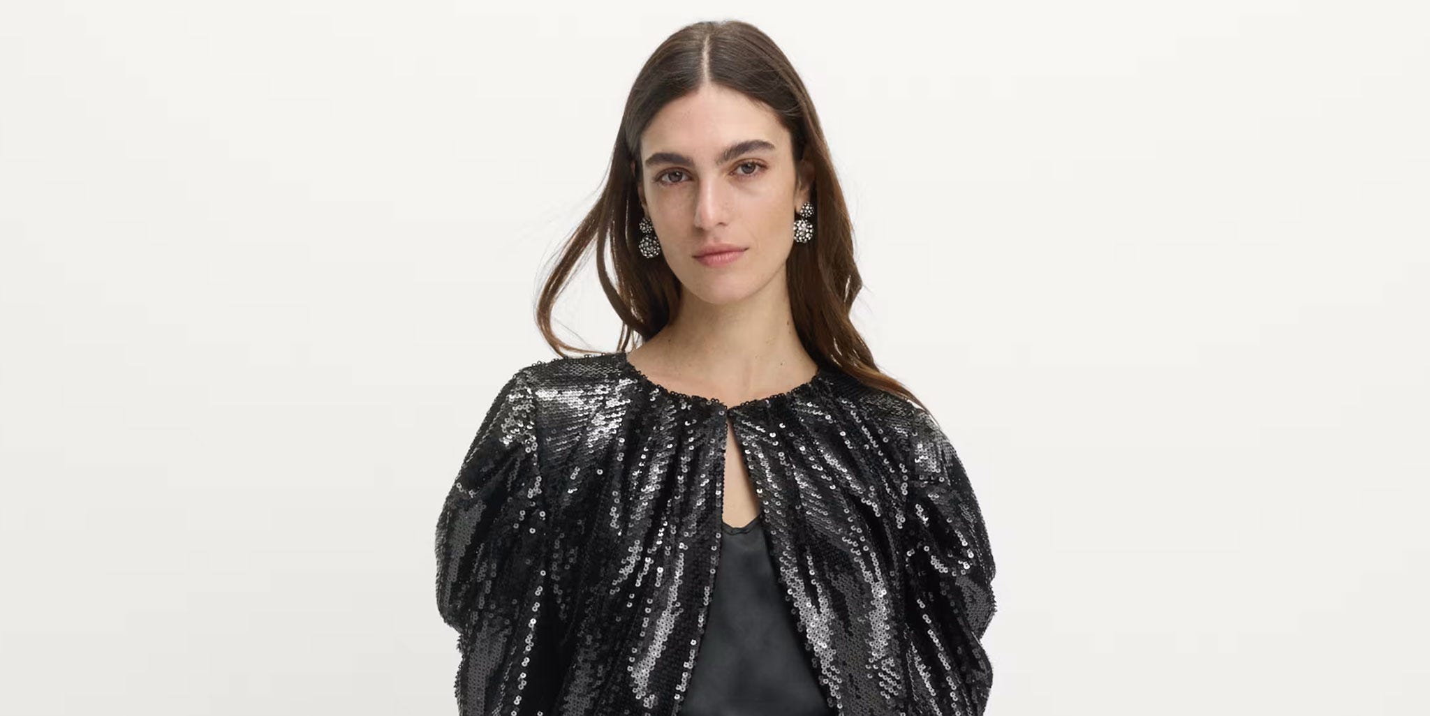 Meet the £45 M&S sequin shrug making party dressing so easy this ...
