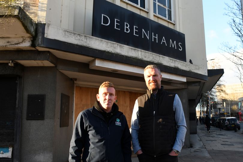 Inside Debenhams building ahead of major regeneration