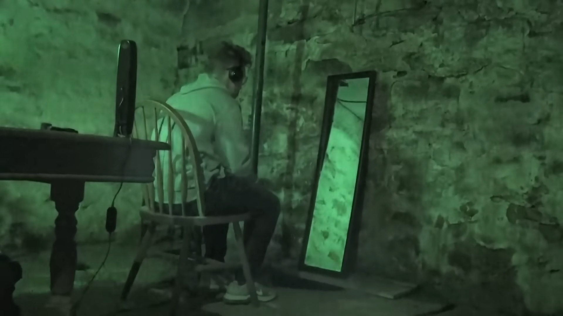 Living in a haunted house for a day