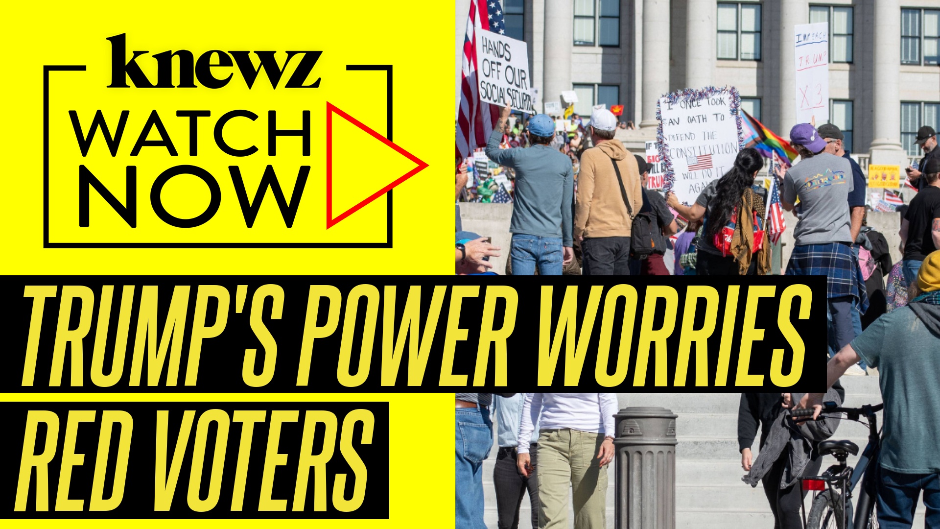 Red state voters say Trump is exercising too much power