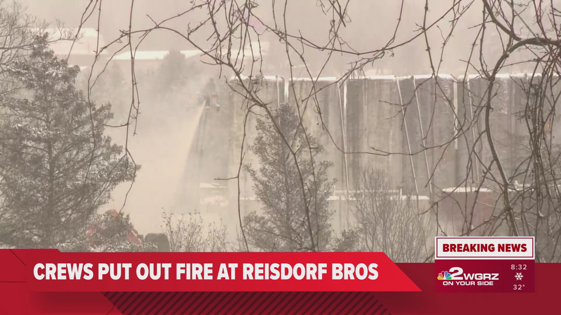 Crews put out fire at Reisdorf Bros