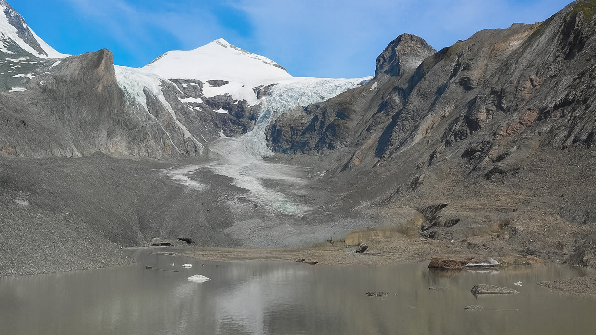 Glacier Valley in the Austrian Alps