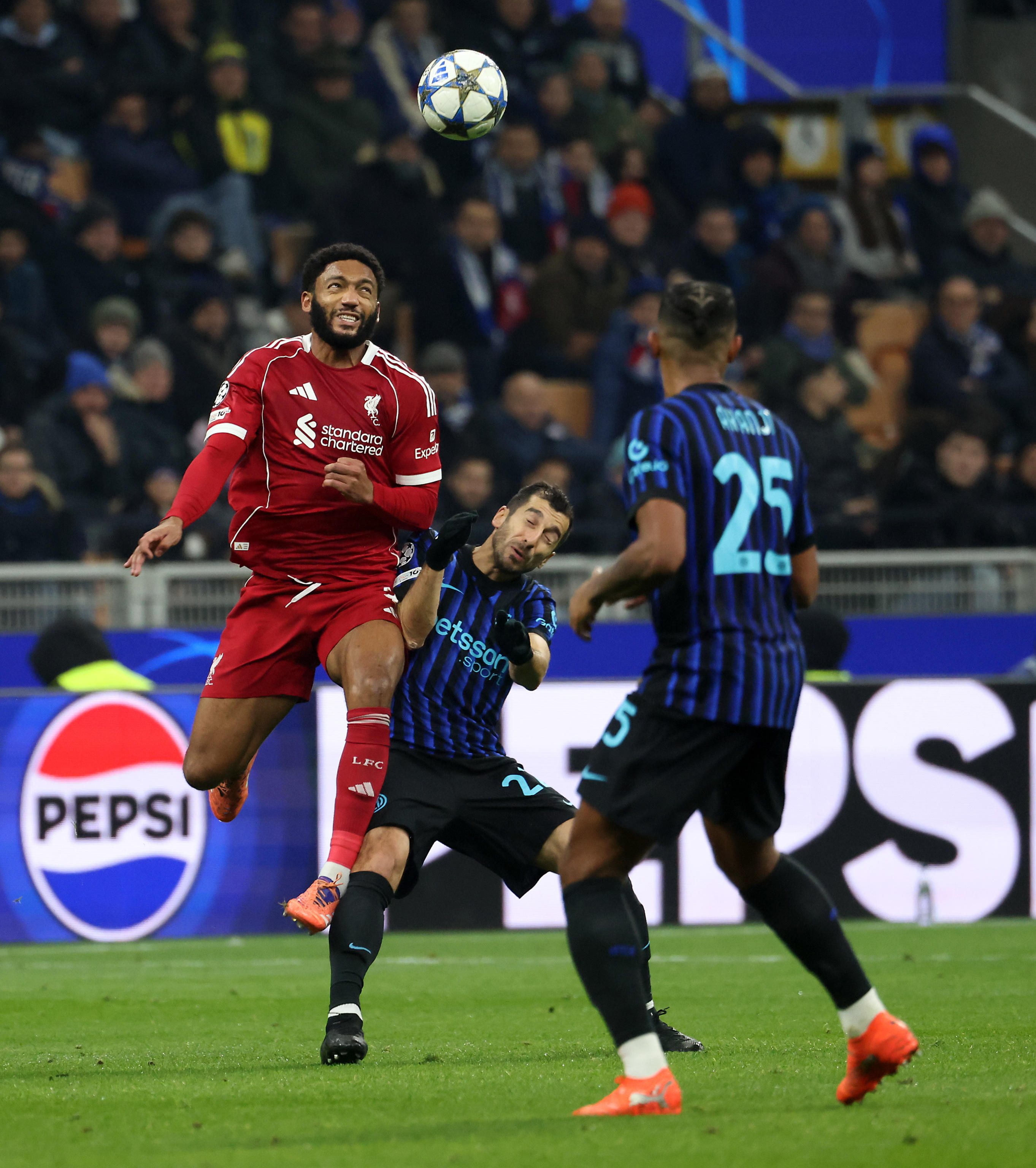 Champions: rigore all'88' Liverpool batte l'Inter a San Siro