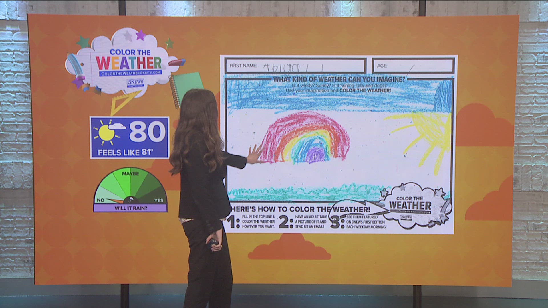 Color the weather with Met. Hope Boland