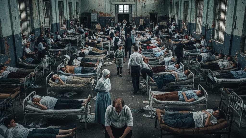What happens when an asylum outgrows its humanity?