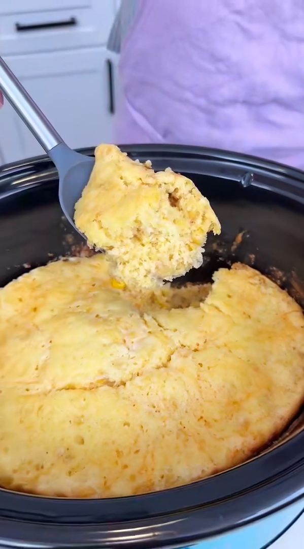 Slow cooker cornbread made easy