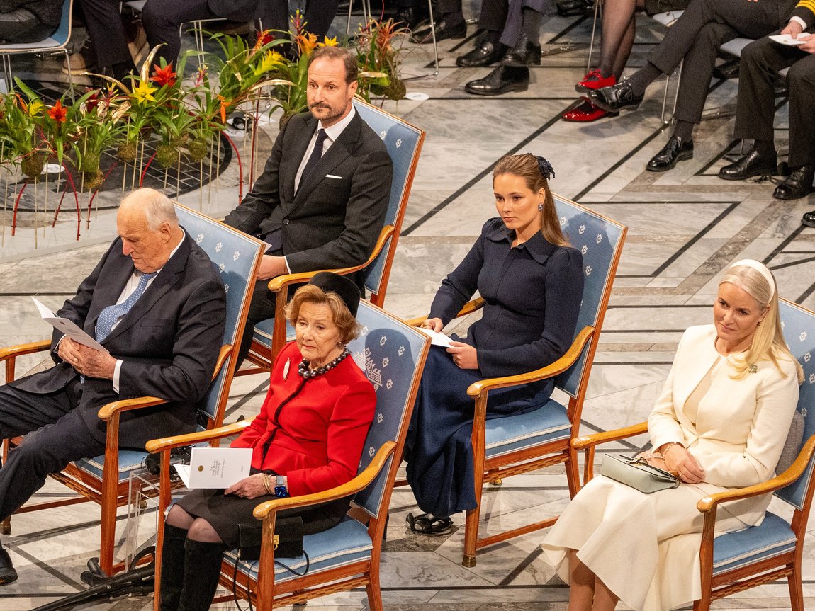 Nobel Prize debut: Her parents seat Ingrid Alexandra between them