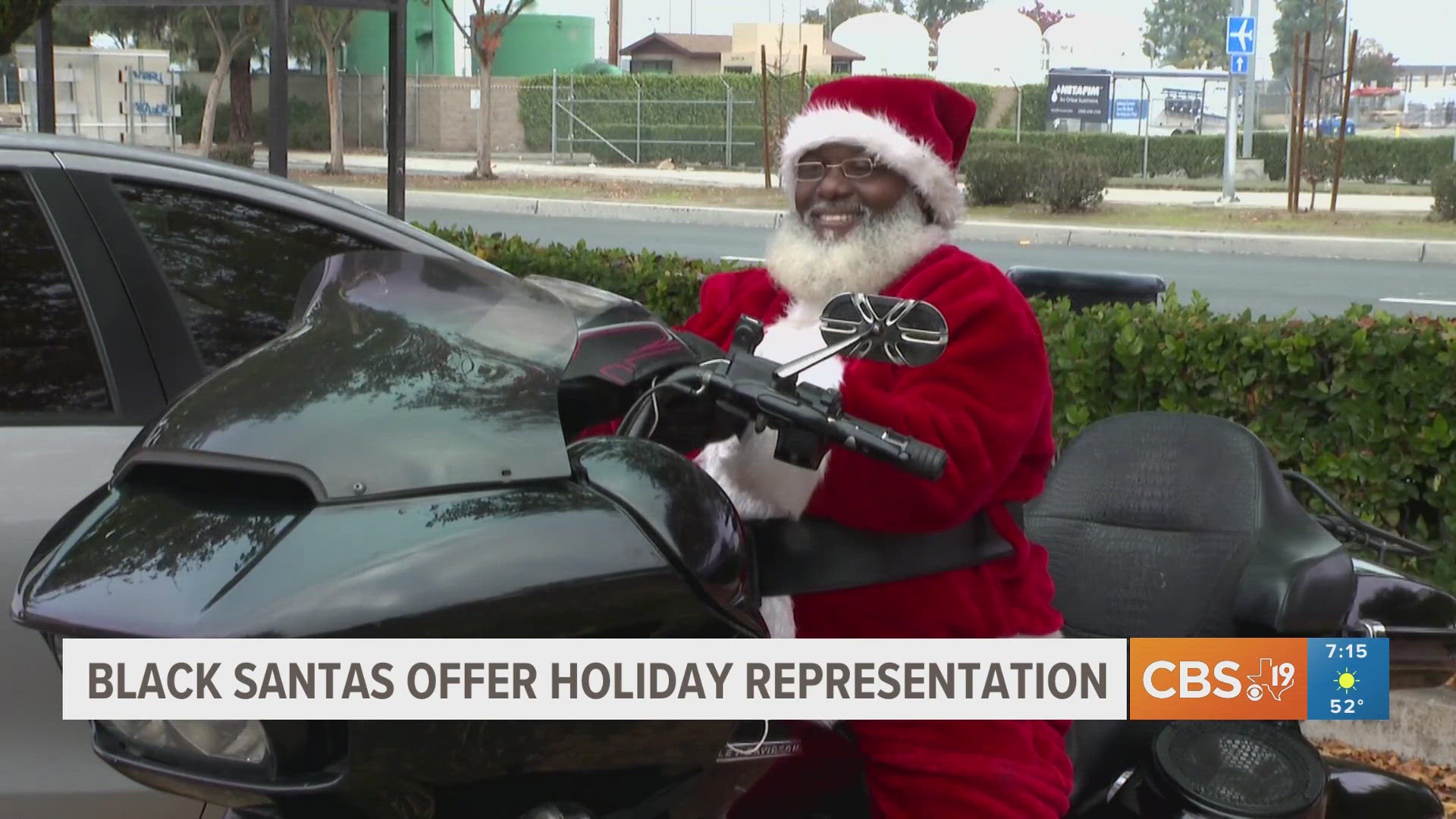 Black Santas offer holiday representation
