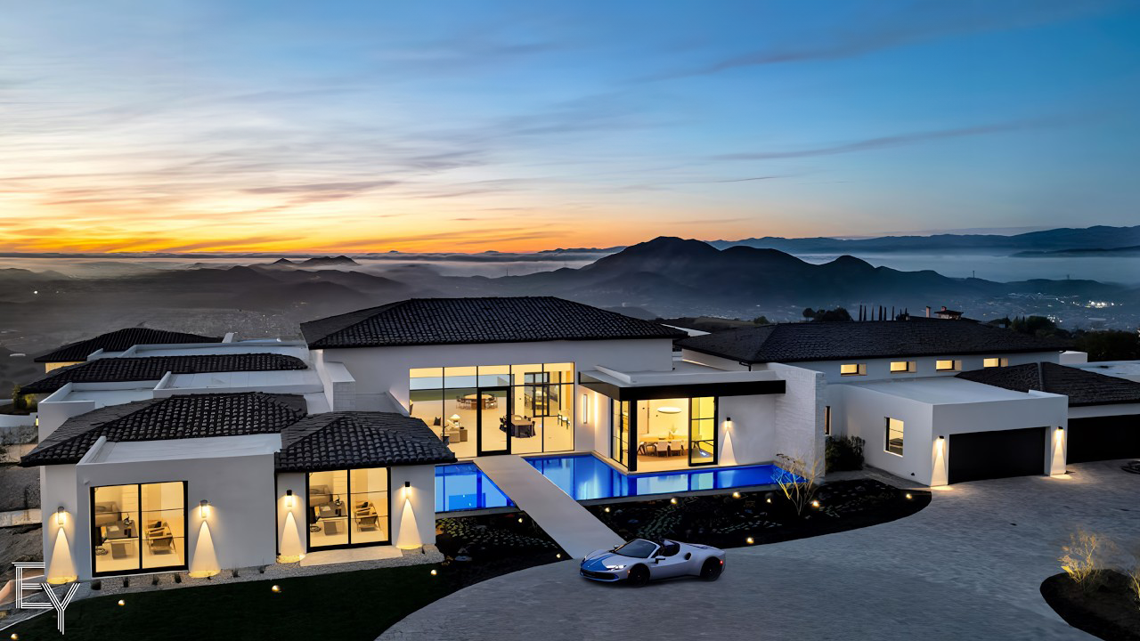 Inside a $30 million hilltop mansion