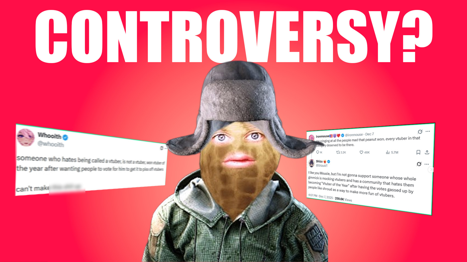 Why BurntPeanut's VTuber of the year win is so controversial