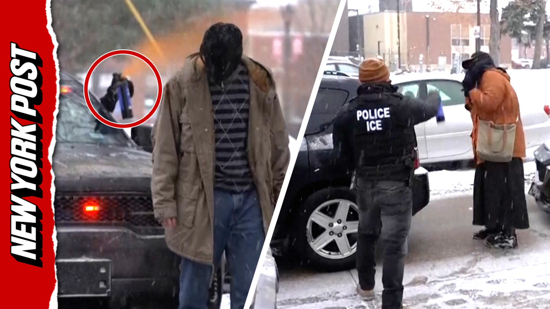 Ice Agents Pepper Spray Protesters Blocking Deportation Operation In