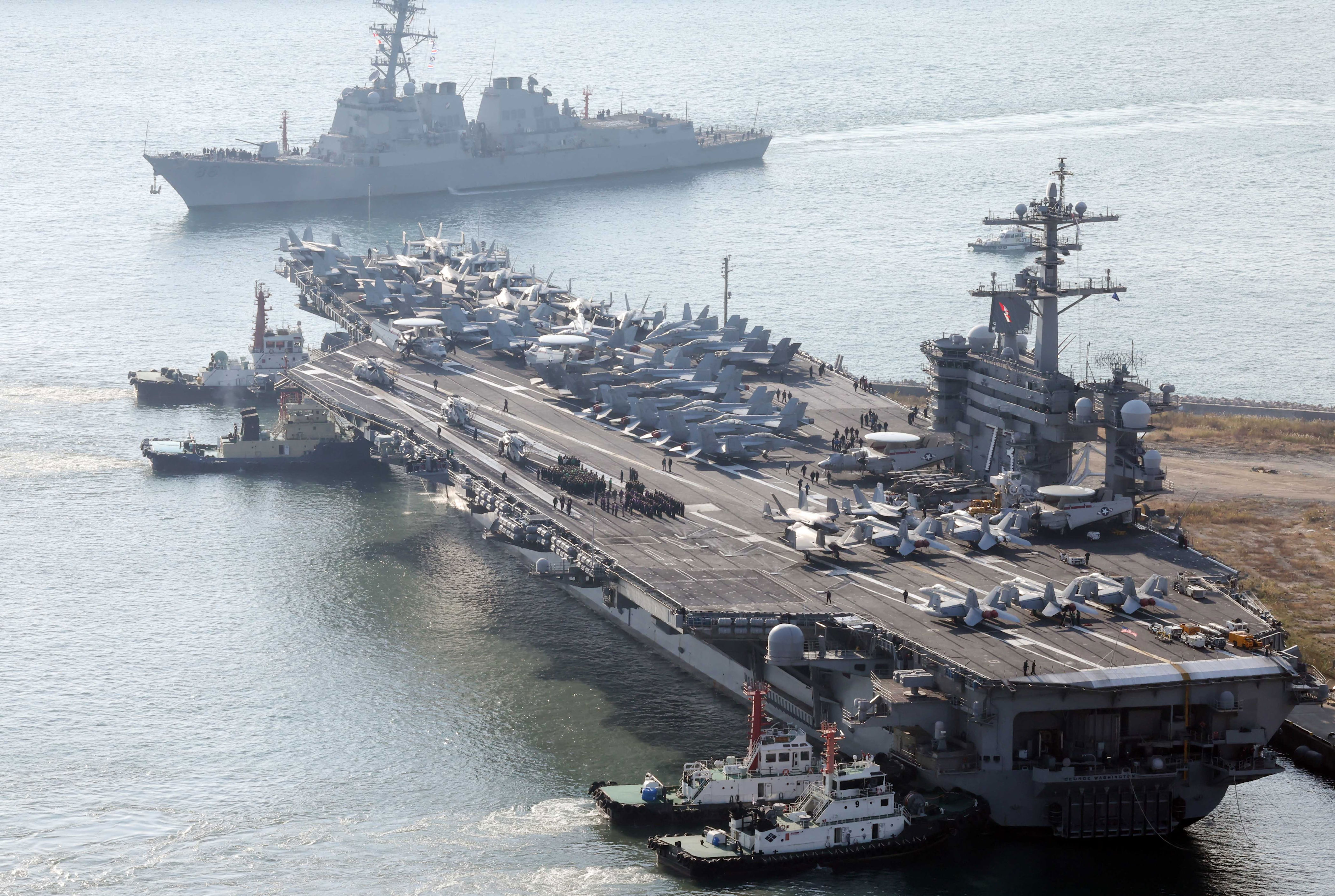 US caps overseas military ships at two non-combat vessels