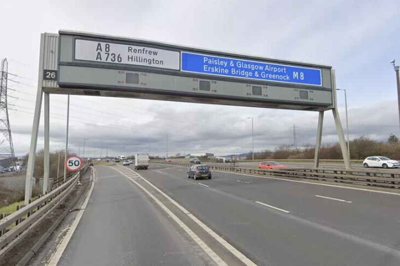 Glasgow M8 users given update on Hillington roadworks over festive period