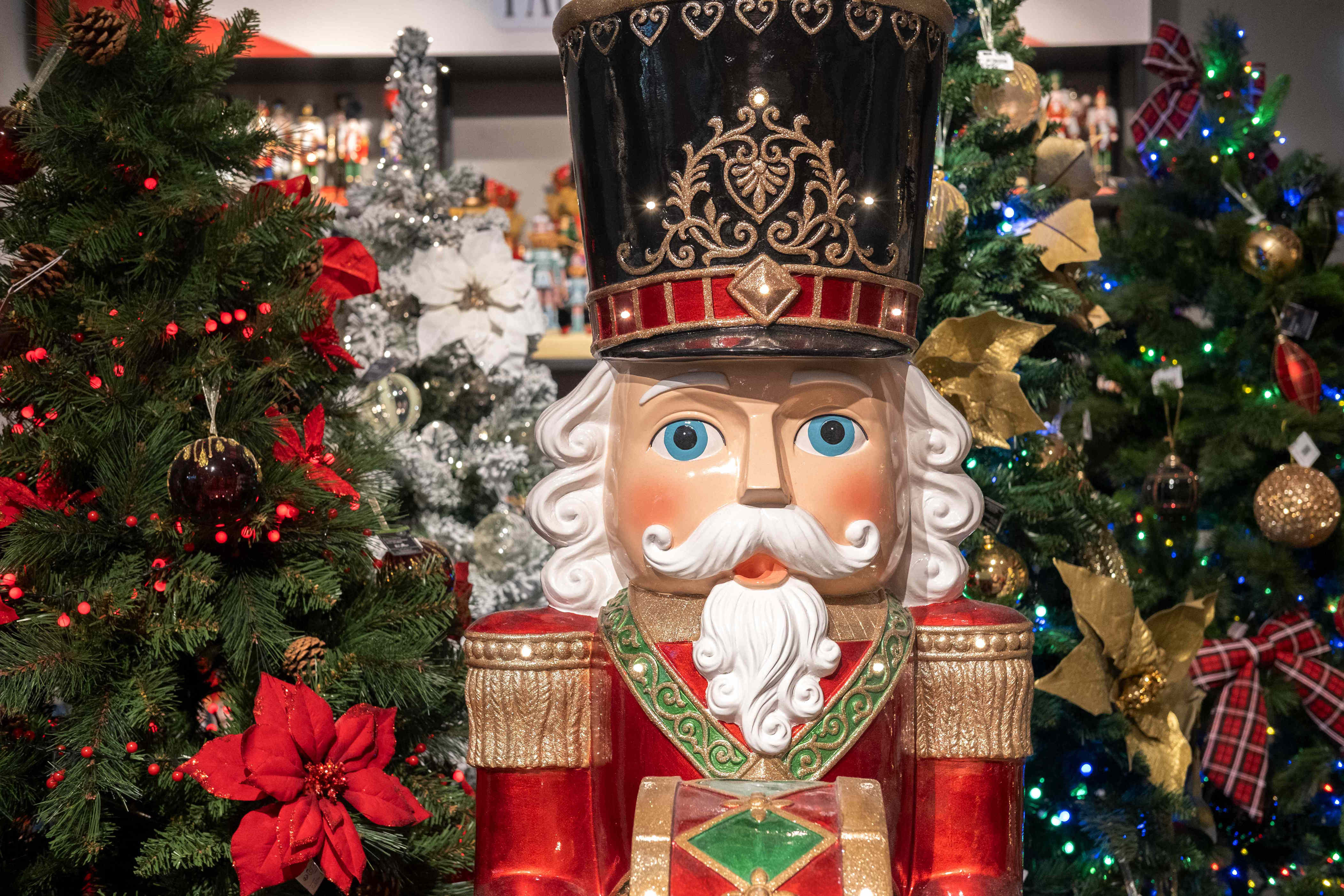I hand painted this 6-foot-tall nutcracker from Walmart, and now he’s ...