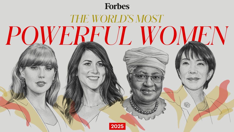 Forbes announces the 2025 world’s 100 most powerful women list ...