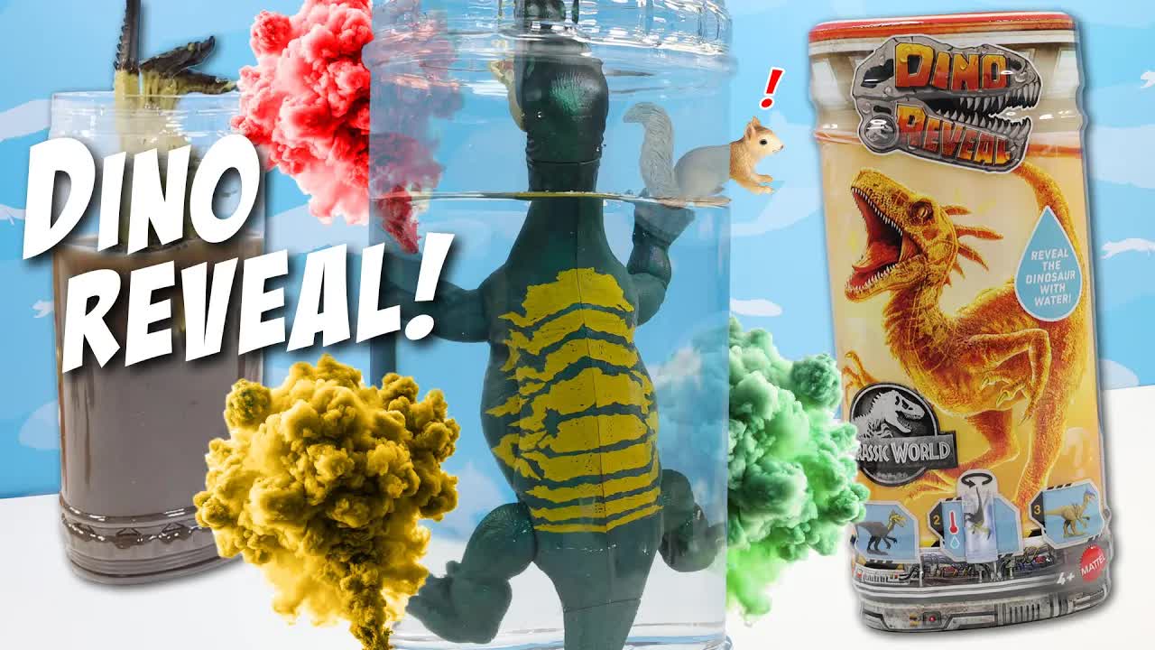 Jurassic World dino reveal boiling water tanks dinosaur fossil ultra ...