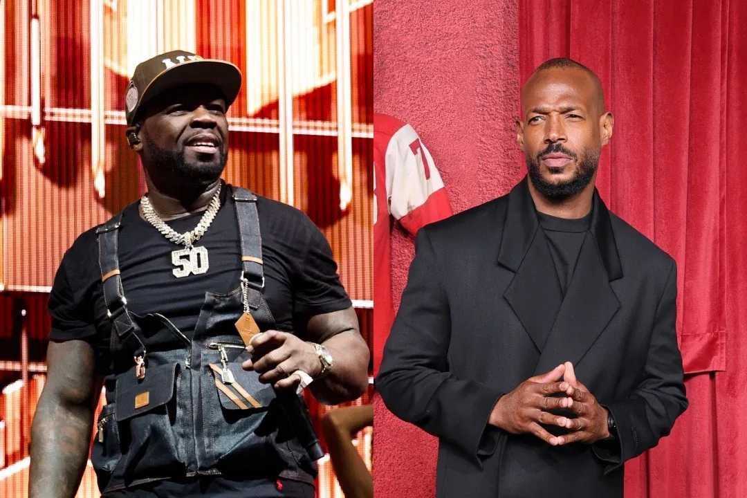 50 Cent and actor Marlon Wayans hilariously clash over comments about ...
