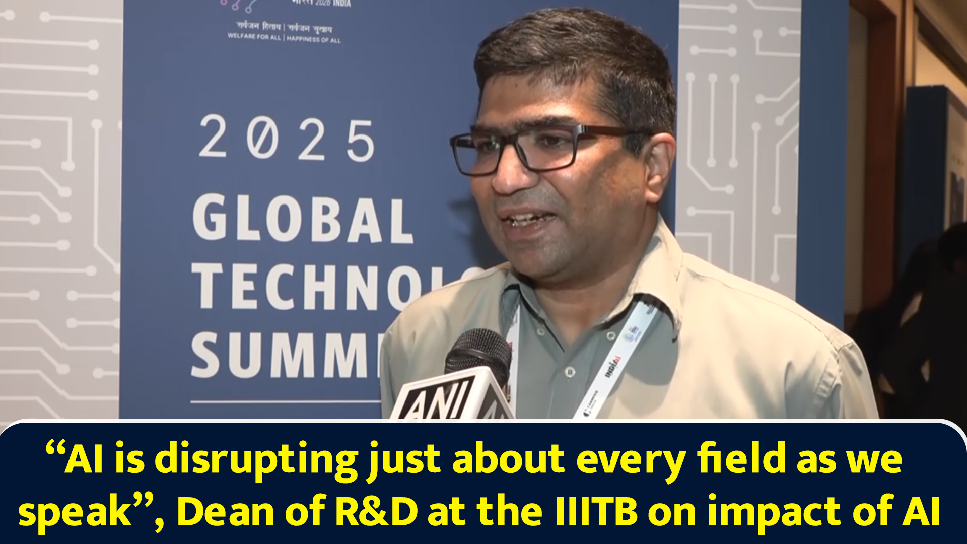 AI is disrupting just about every field as we speak, dean of R&D at the ...