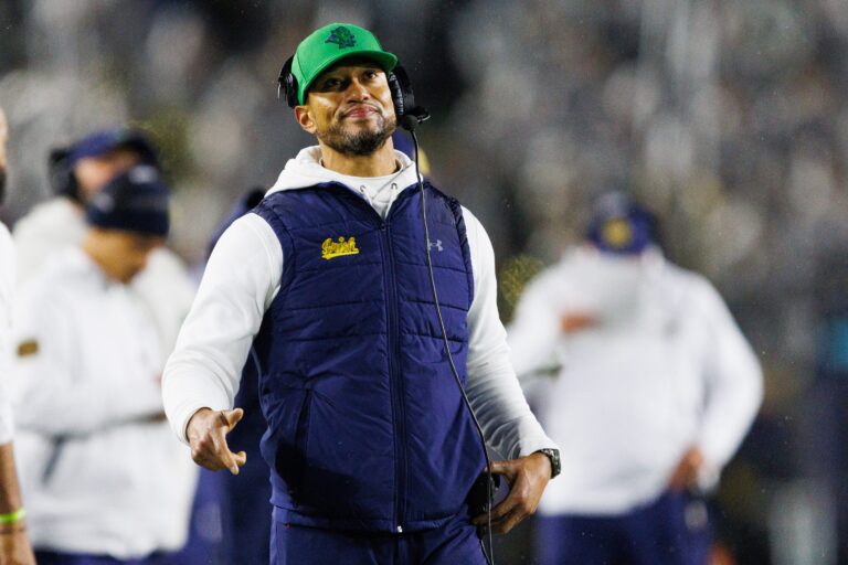 Notre Dame’s Marcus Freeman emerges as top candidate for NFL coaching job