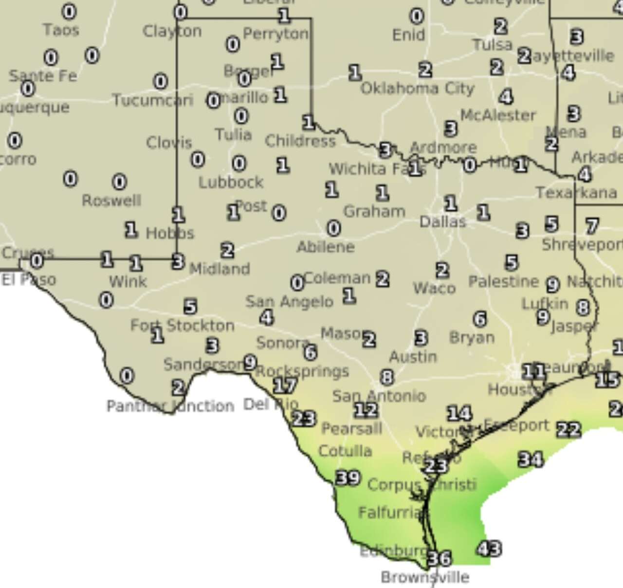 Rain, warmer temperatures return to Laredo forecast