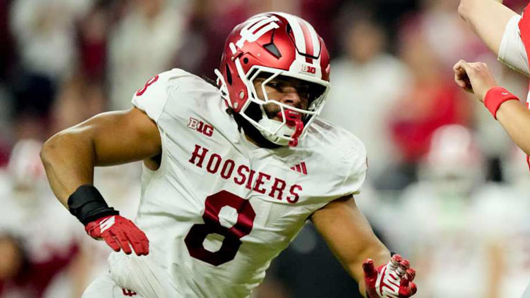 Indiana football Stephen Daley out for CFP after suffering injury in ...