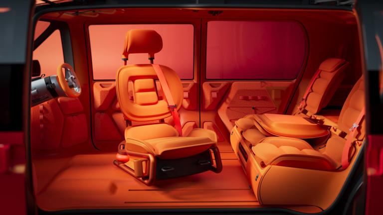 This tiny electric concept might be the most clever six-seat car ever made