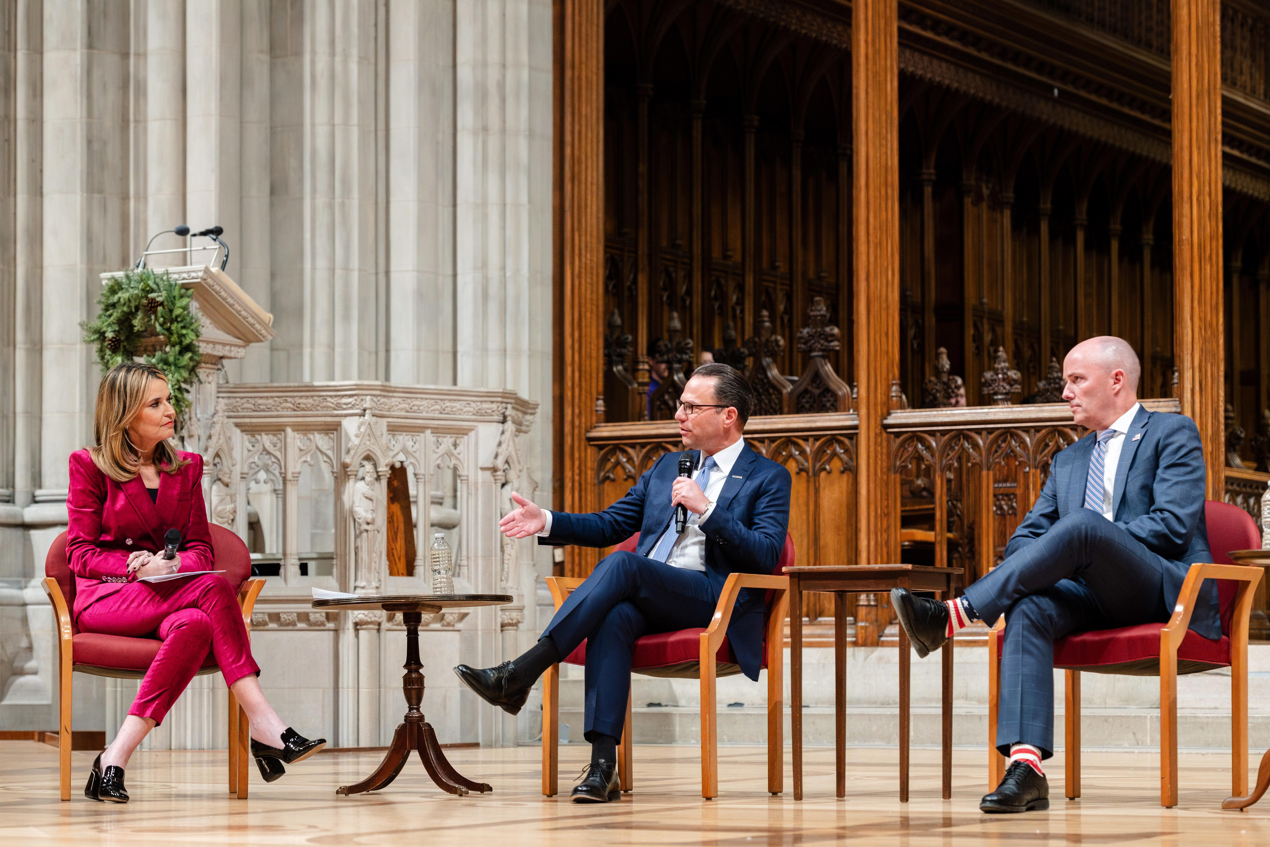 Josh Shapiro joins GOP's Spencer Cox to discuss political violence