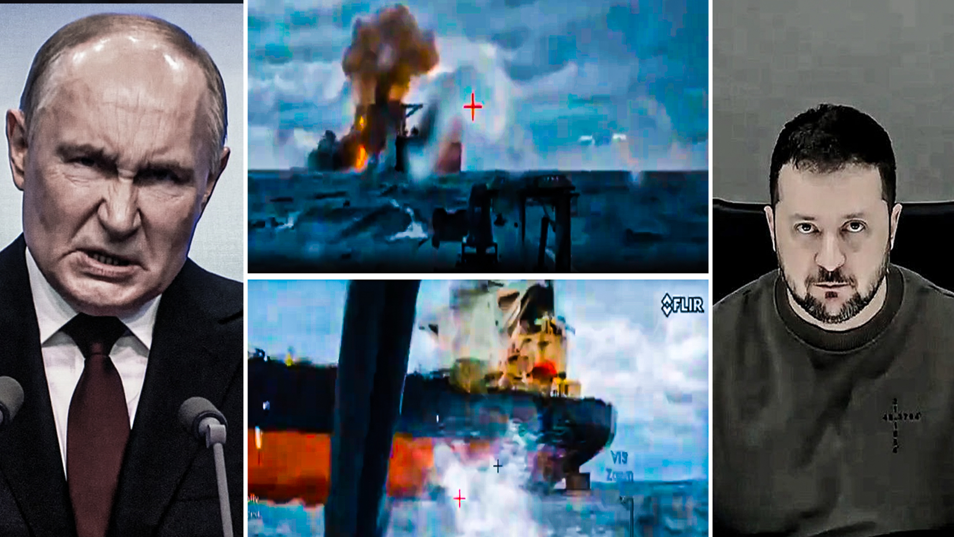 Ukraine’s Sea Baby drones cripple Russian tanker in precise Black Sea ...