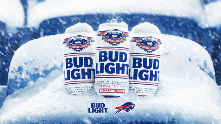 Bud Light's new NFL collab turned stadium snow into a limited-edition beer