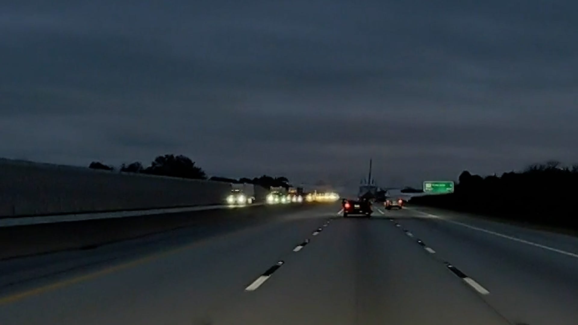 Video shows plane crash-landing on top of car on Florida highway