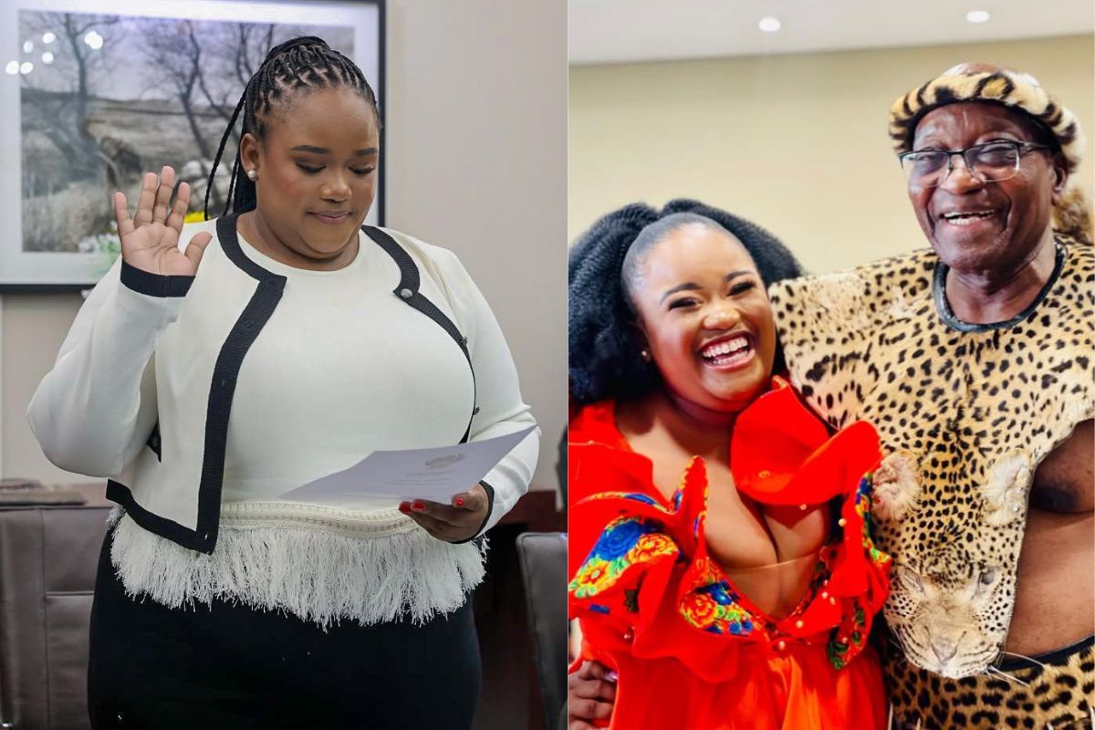 Watch: Zuma’s daughter’s first words as MK Party MP