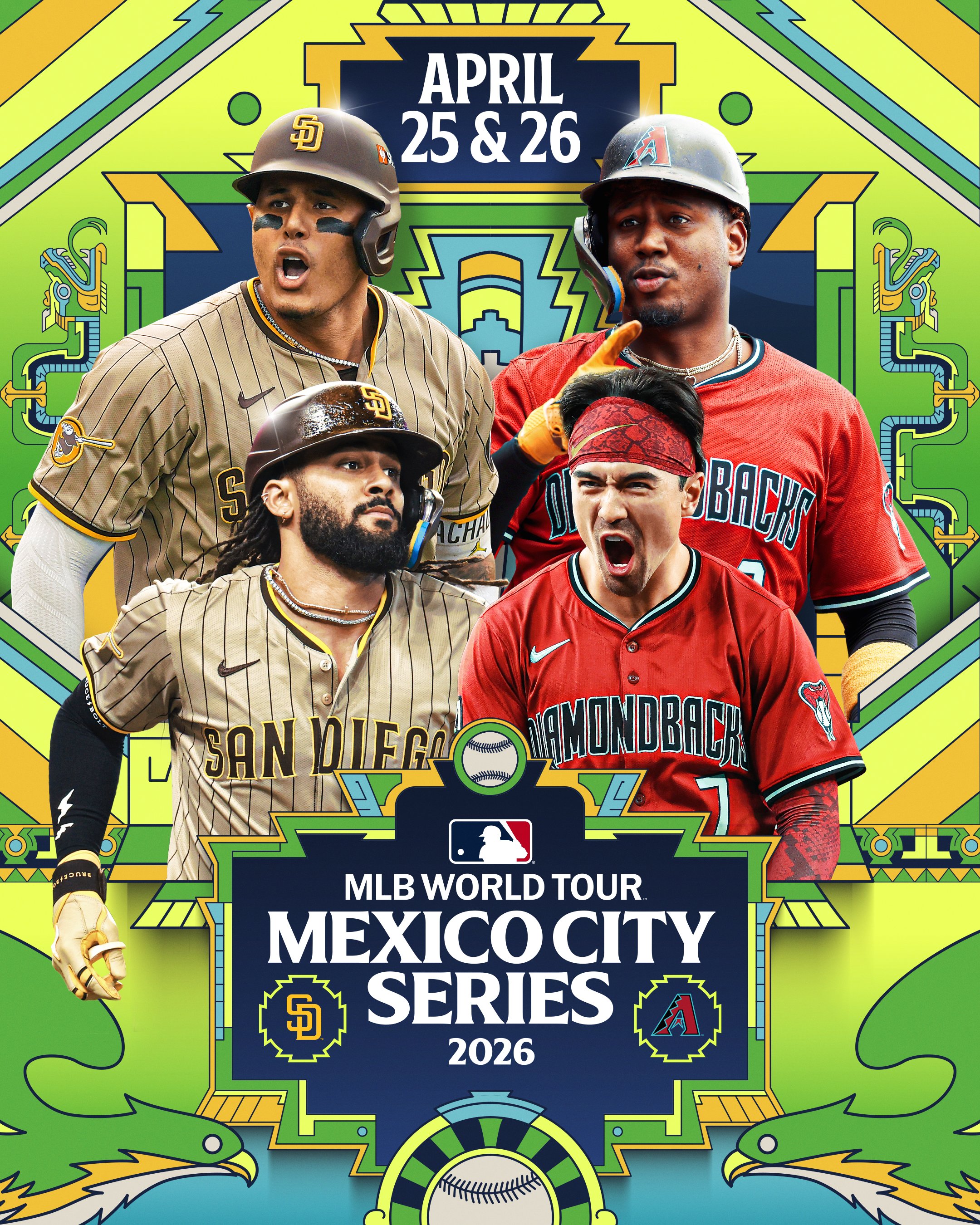 ¡Oficial! MLB regresa a México con la serie Padres vs. D-Backs