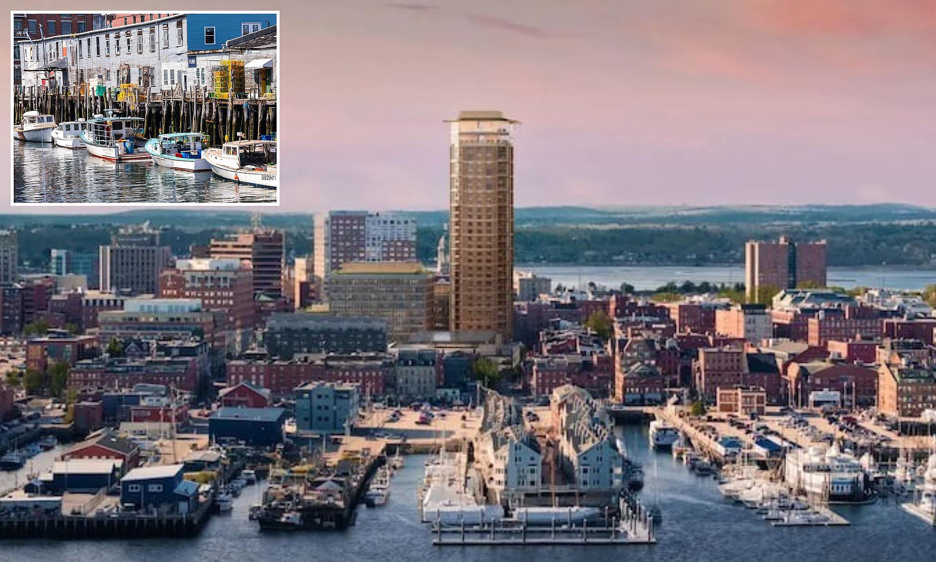 Outrage over plans for enormous skyscraper that would tower over quaint ...