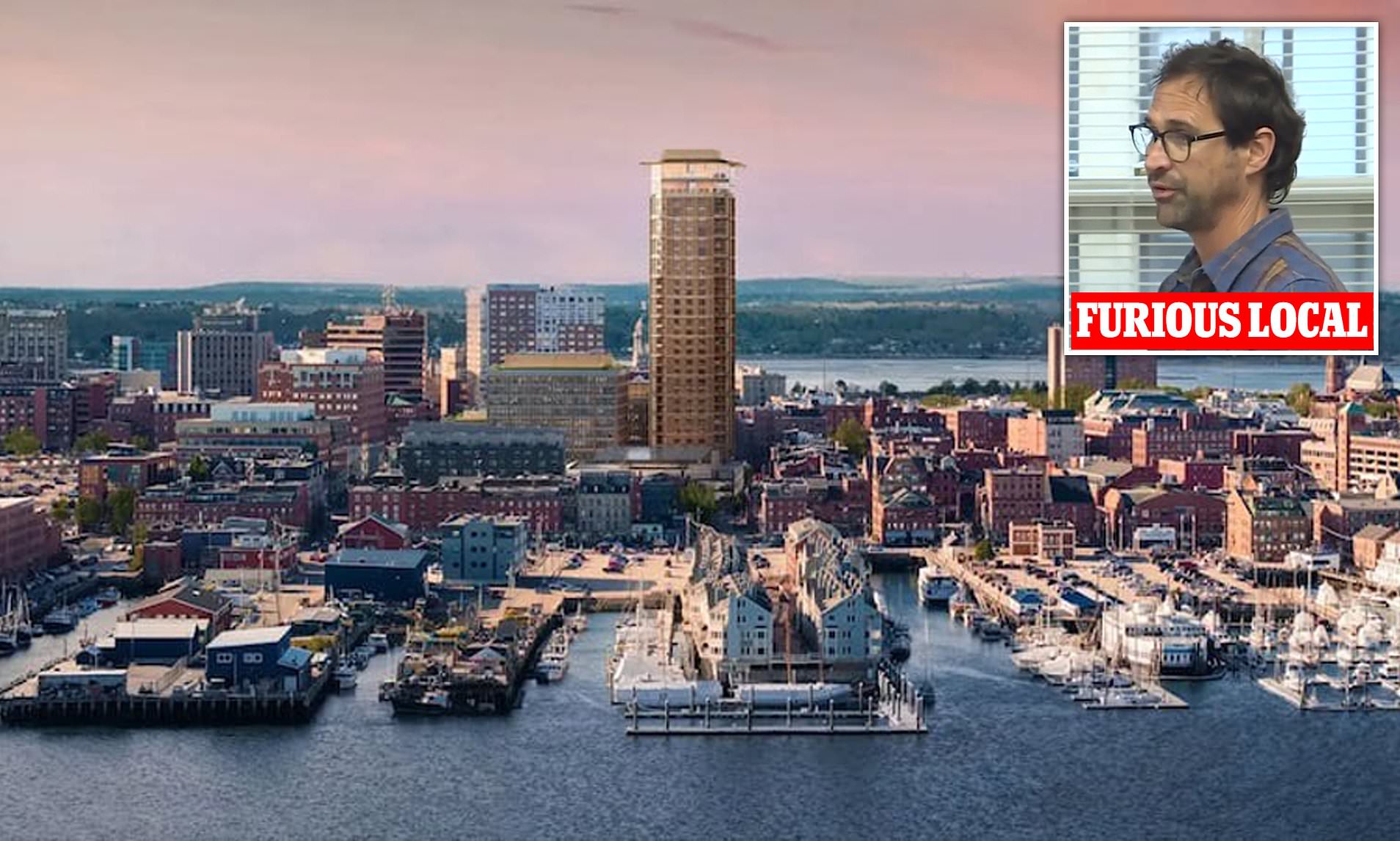 Outrage over plans for enormous skyscraper that would tower over quaint ...