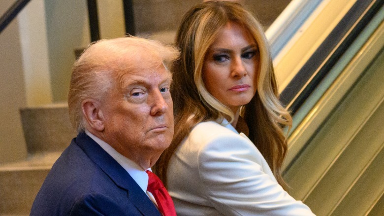Video of Melania Trump side-eyeing Donald debunked (but these frigid ...