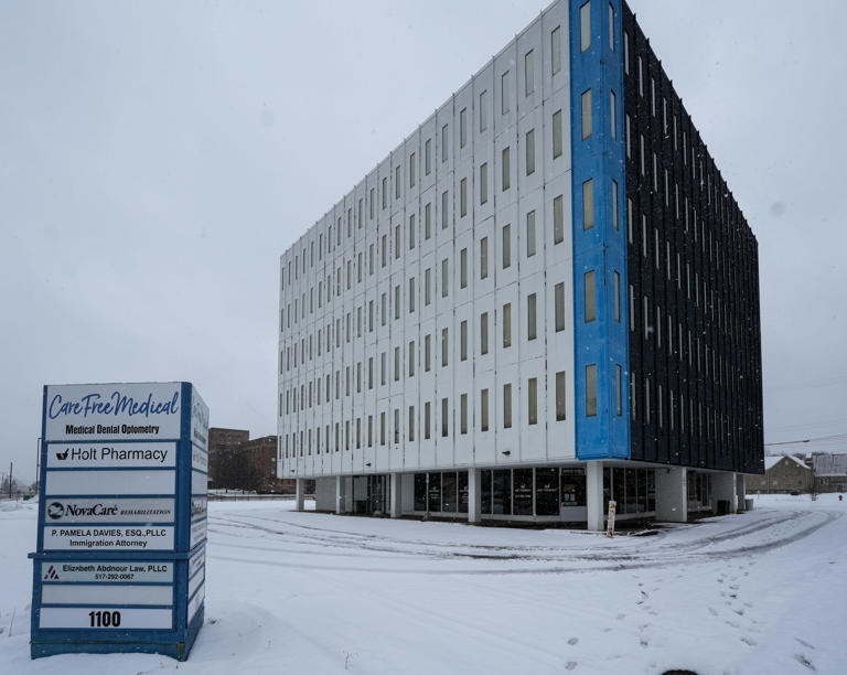 Office building tagged as unsafe by Lansing officials after flooding