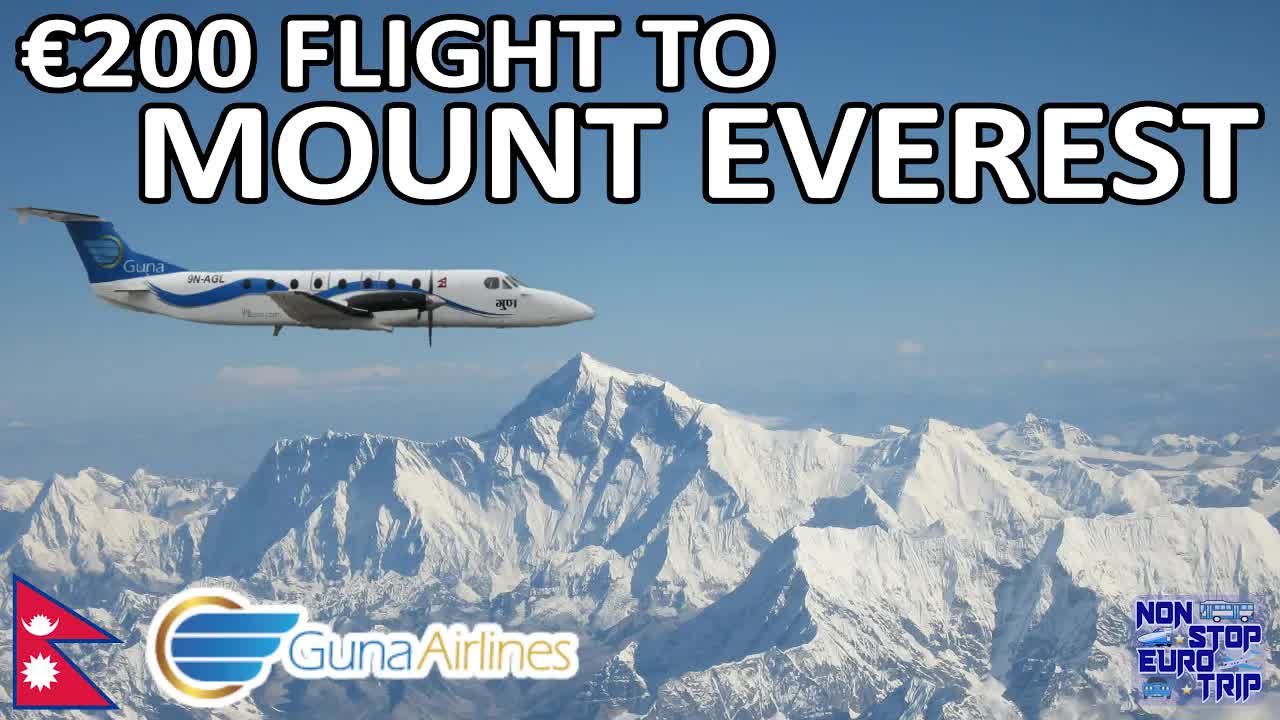 If you only take one flight ever... make it this one! Mount Everest ...