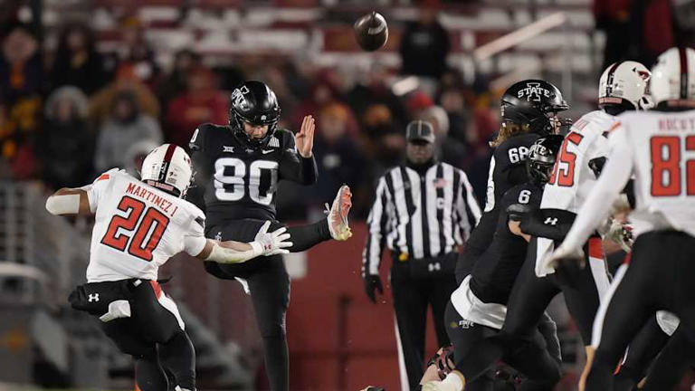 Iowa State Cyclones specialist leaving program, declaring for 2026 NFL ...