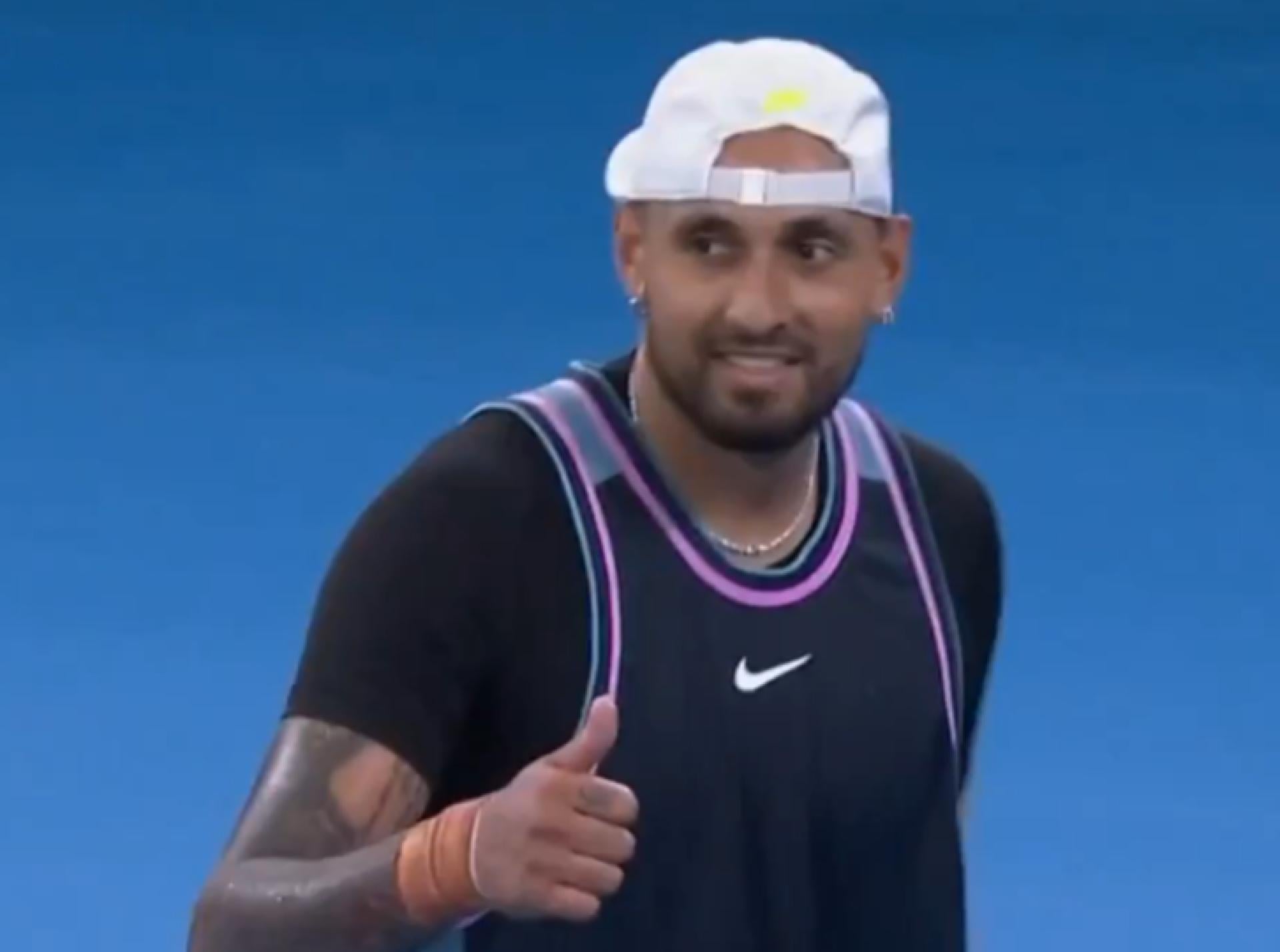Nick Kyrgios reacts on social media following victory at the Kooyong ...