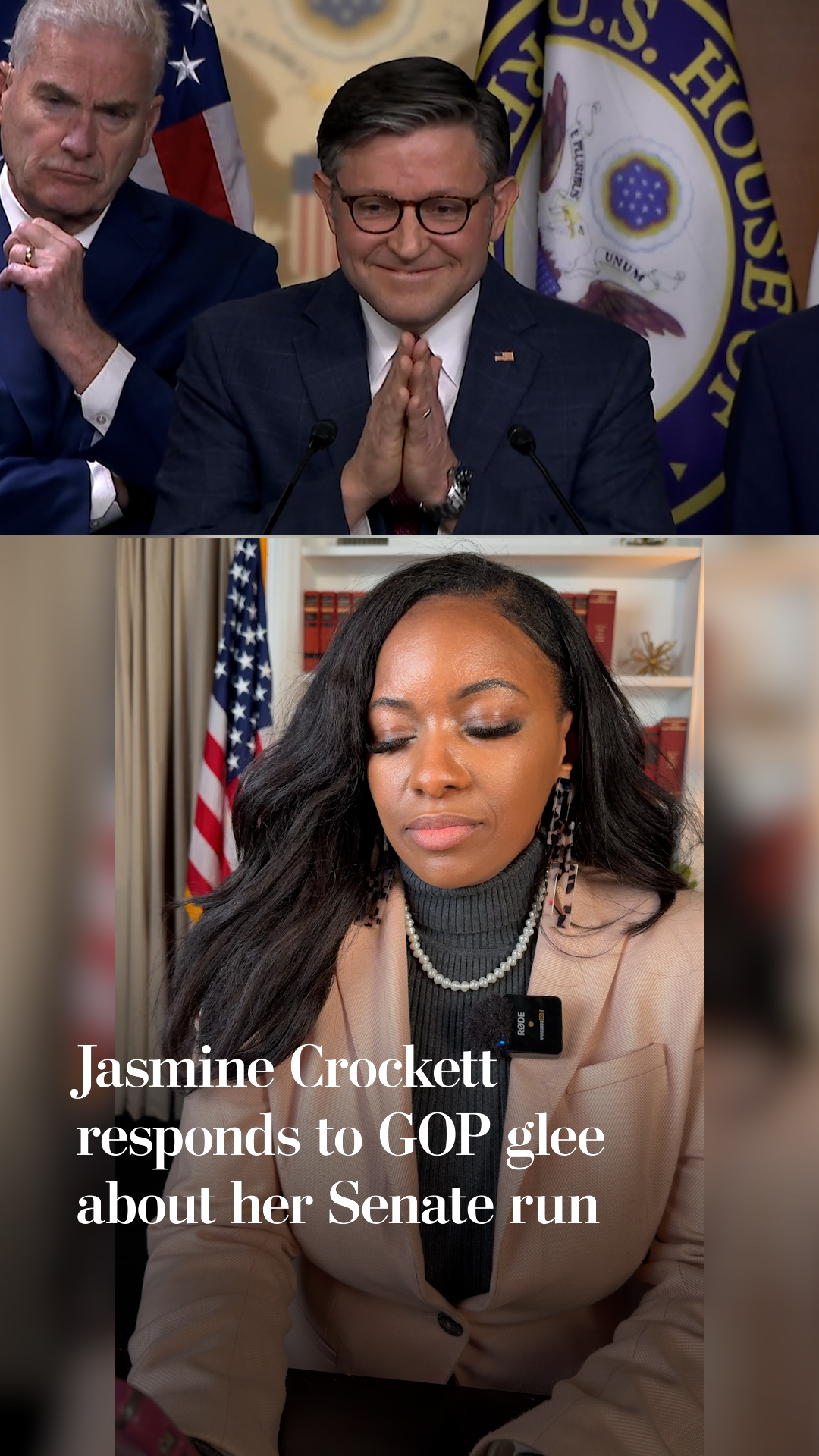 Jasmine Crockett responds to GOP glee about her Senate run