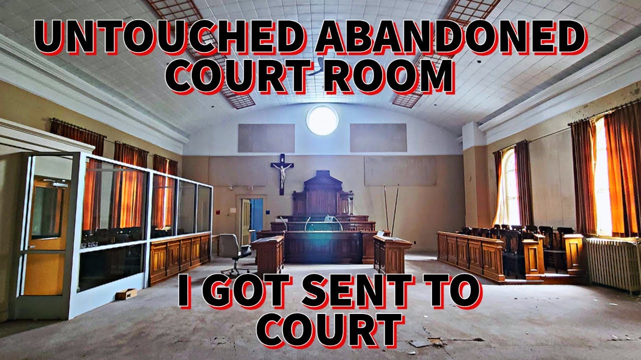 Exploring an abandoned Quebec courthouse | Inside a forgotten courtroom