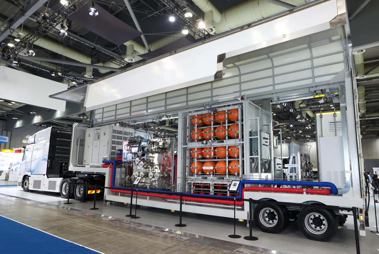 HD현대인프라코어 수소 엔진, 수소박람회 WHE 미디어어워드 대상