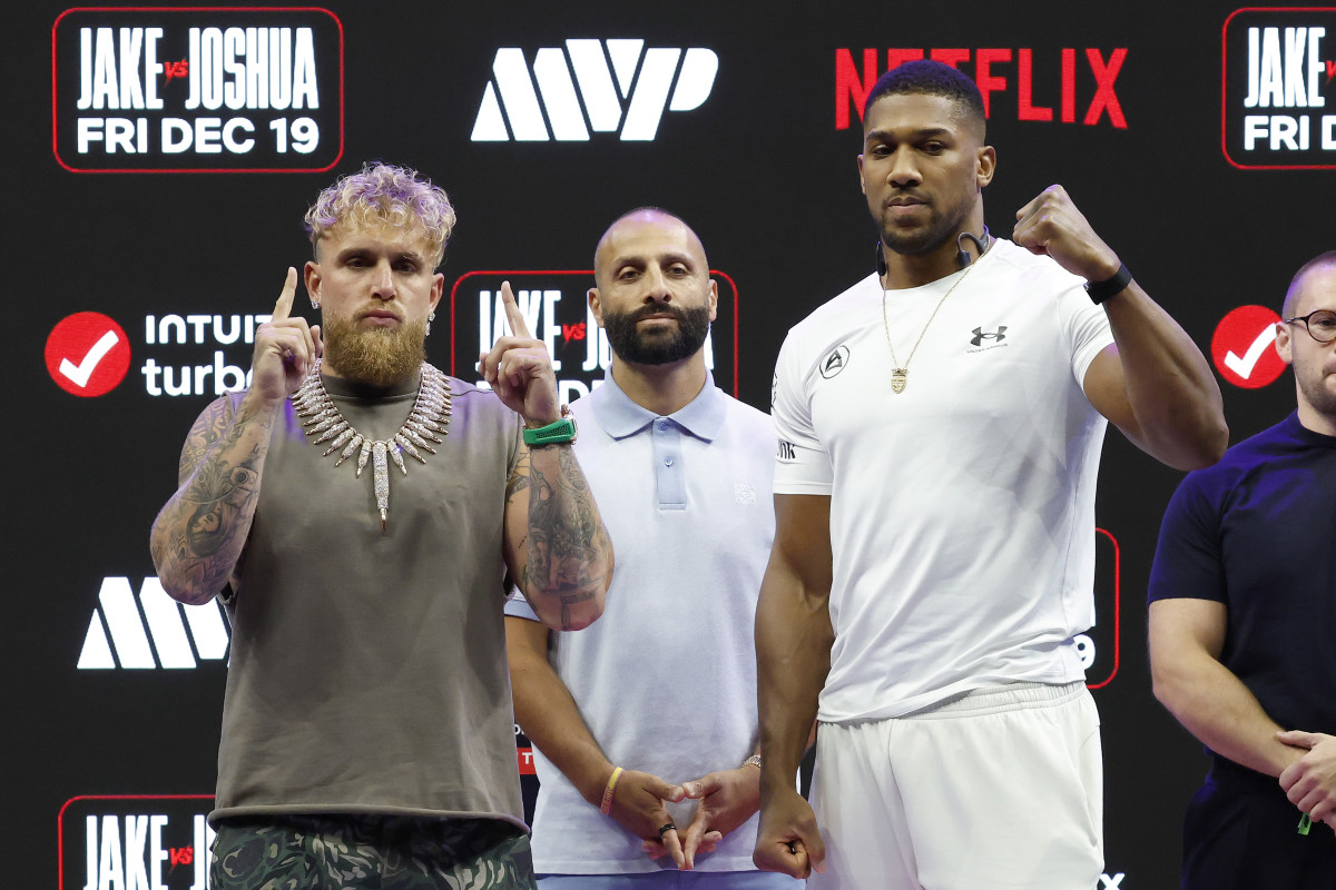 Jake Paul vs. Anthony Joshua betting odds: Here's what they show