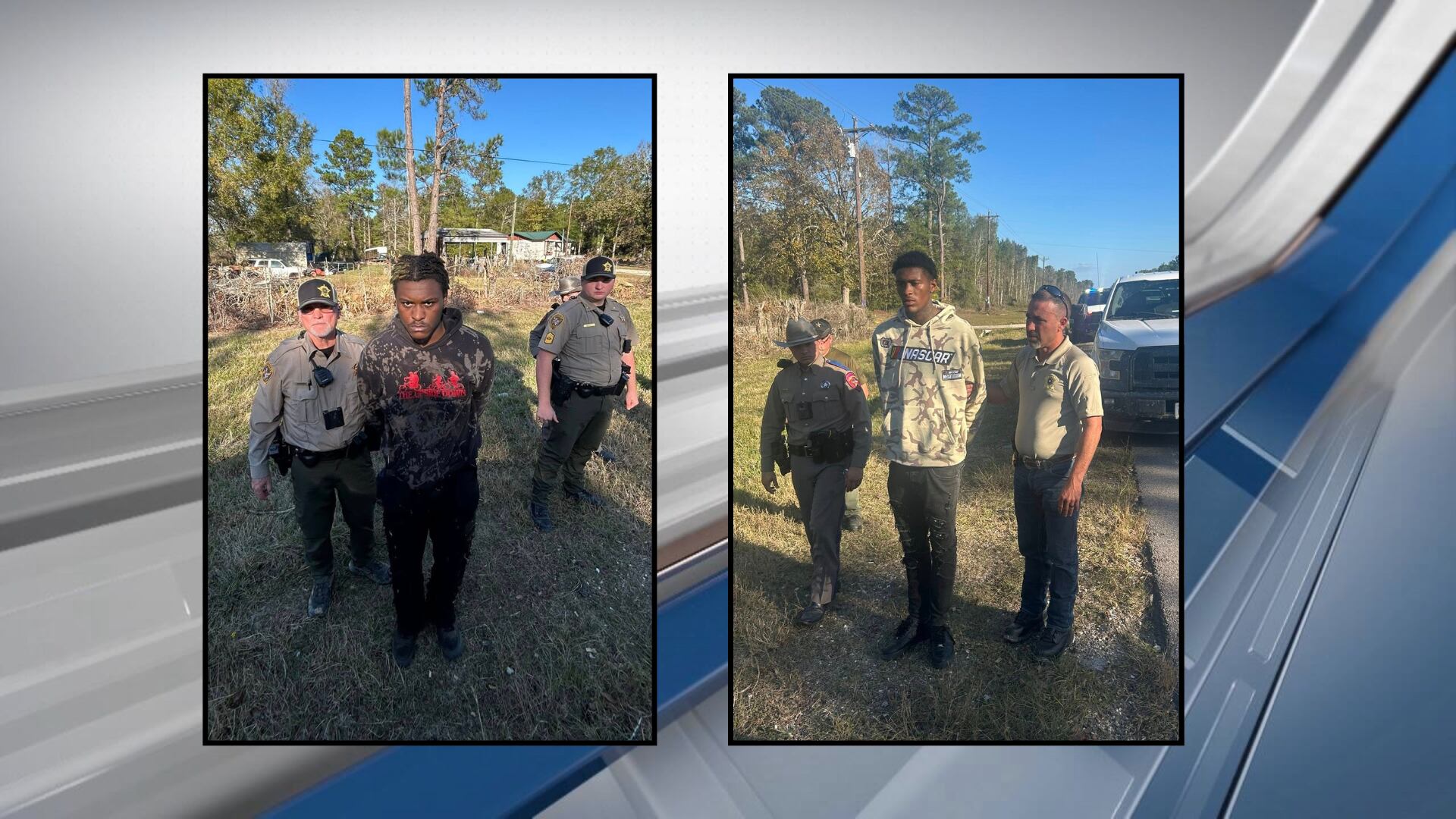 Manhunt concludes with arrest of 3 in Jasper County